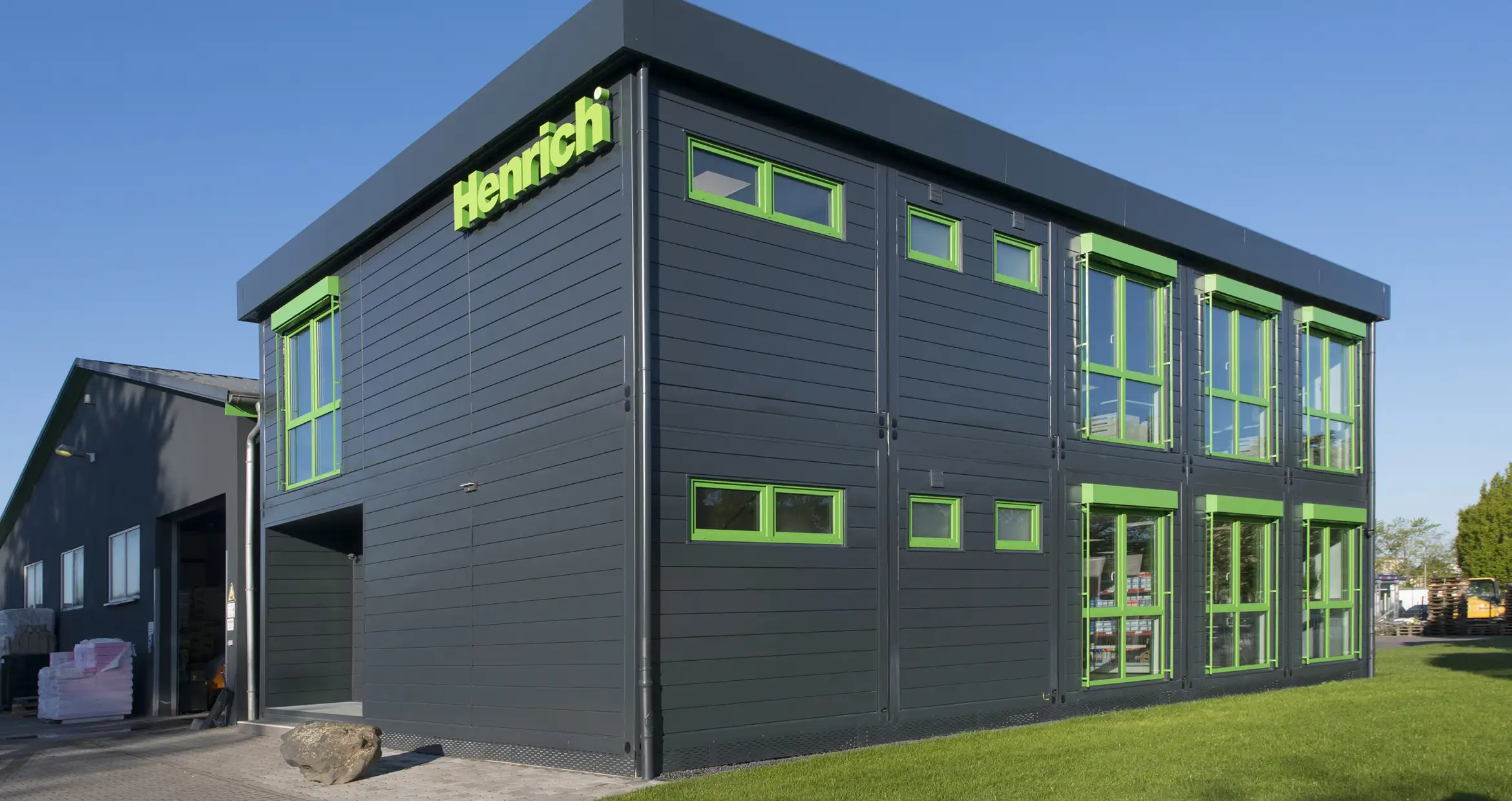 Modulbau nach GEG Vorgaben gebaut von ALGECO / ALGECO